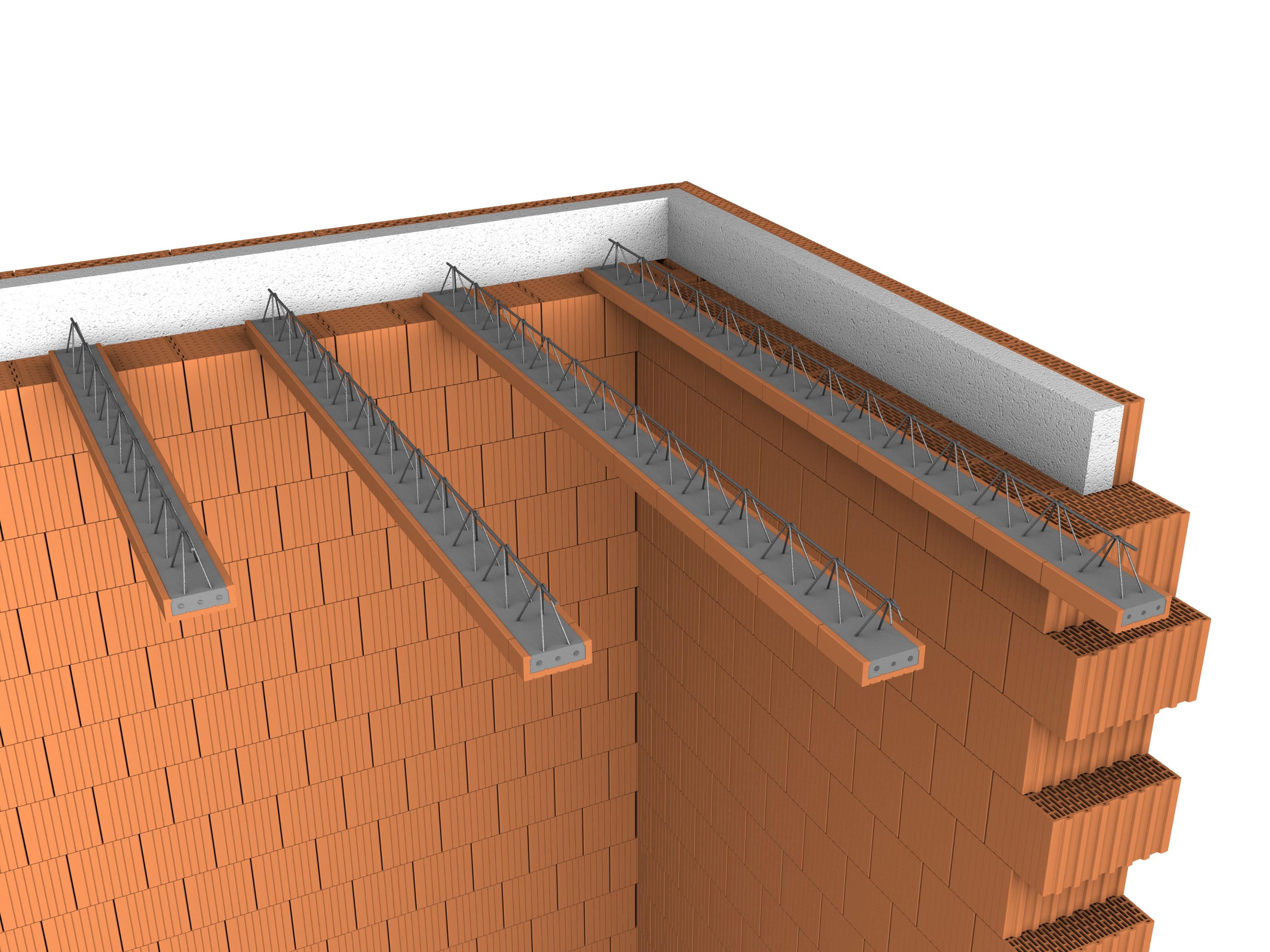 Ugradnja Porotherm stropnog sistema