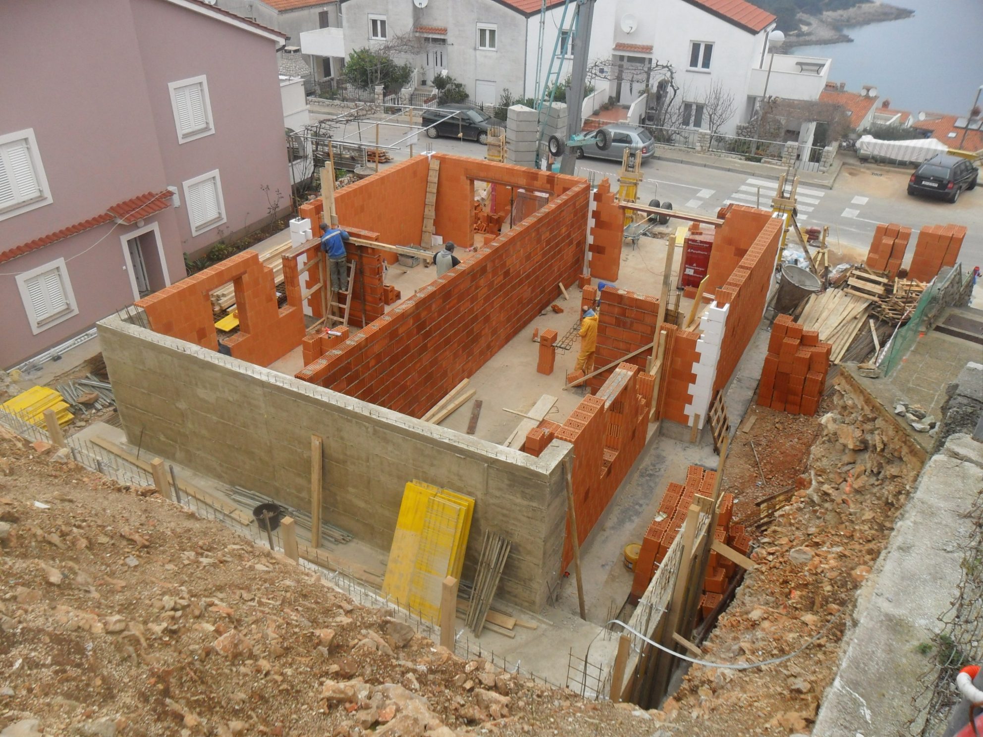 Moderna gradnja obiteljske kuće na Lošinju- Wienerberger