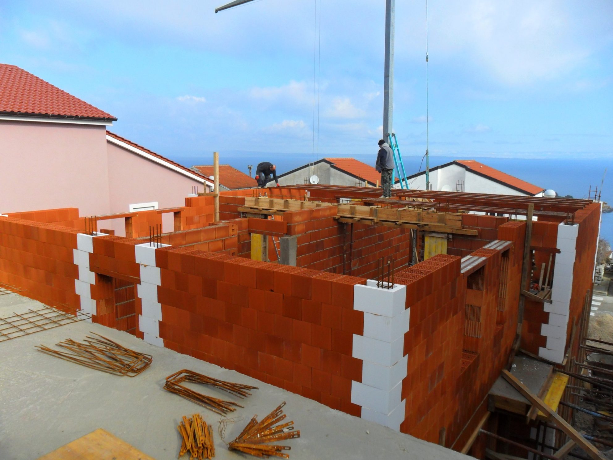 Moderna gradnja obiteljske kuće na Lošinju- Wienerberger